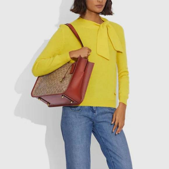 Coach | Bags | Coach Tyler Carryall In Signature Canvas | Poshmark